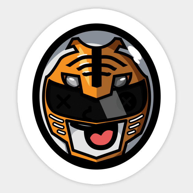 Power Ranger White - Power Rangers - Sticker | TeePublic