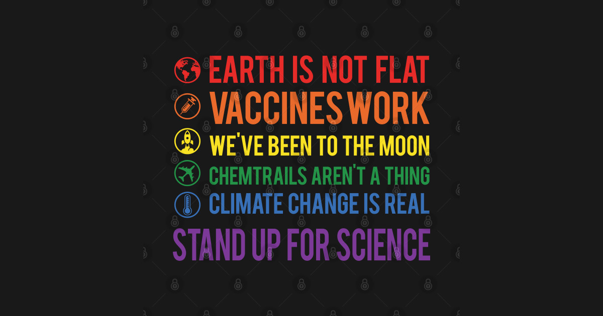 Stand Up For Science - Science - T-Shirt | TeePublic