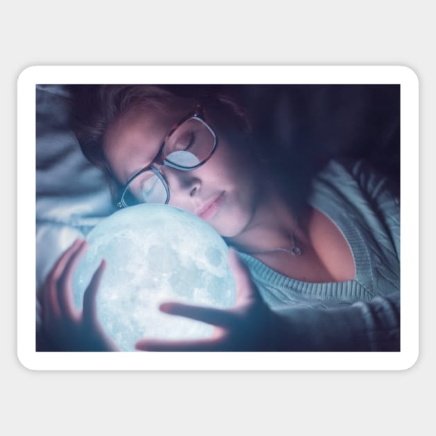 Goodnight Moon - Moon - Sticker | TeePublic
