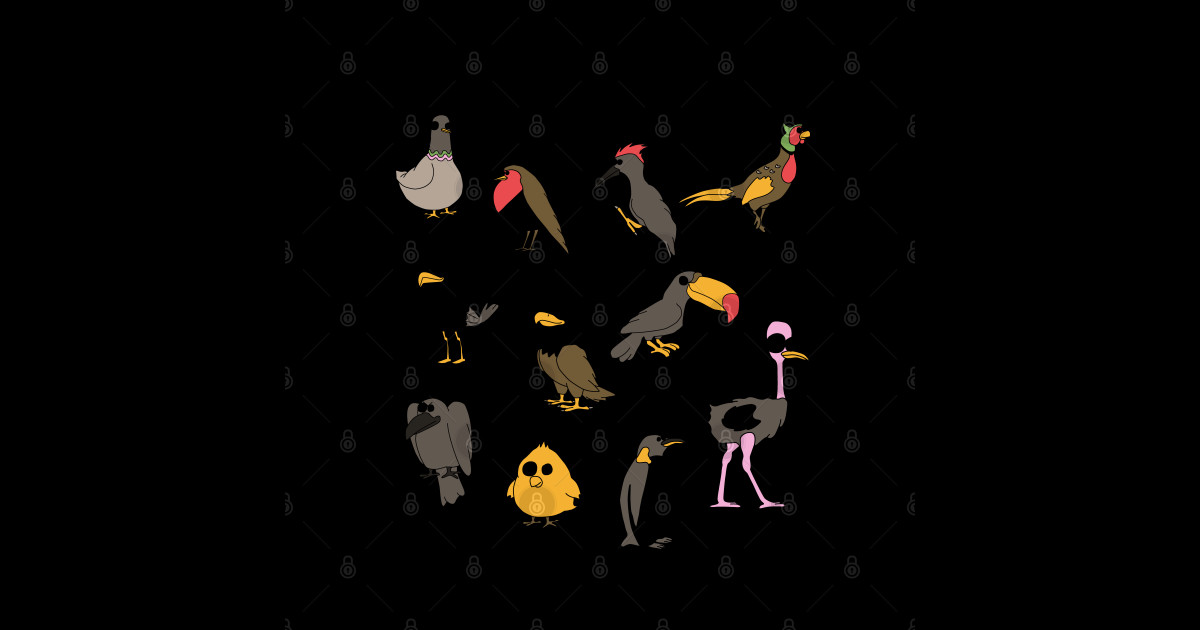 Funny Identification Chart for Bird Watchers & Ornithologists - Bird ...