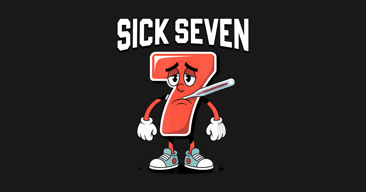 Sick Seven Meme Six Seven Fun Wordplay - Unique Wordplay - T-Shirt ...