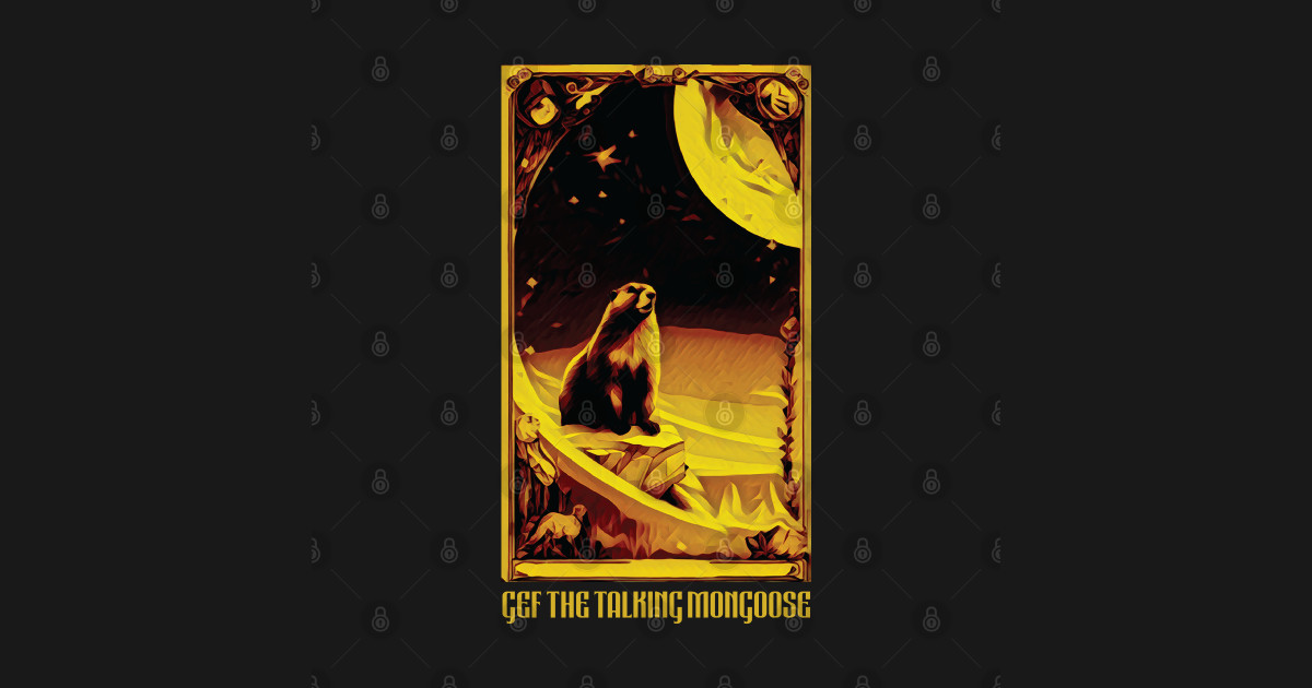 Gef The Talking Mongoose - Cryptid Gift - T-Shirt | TeePublic