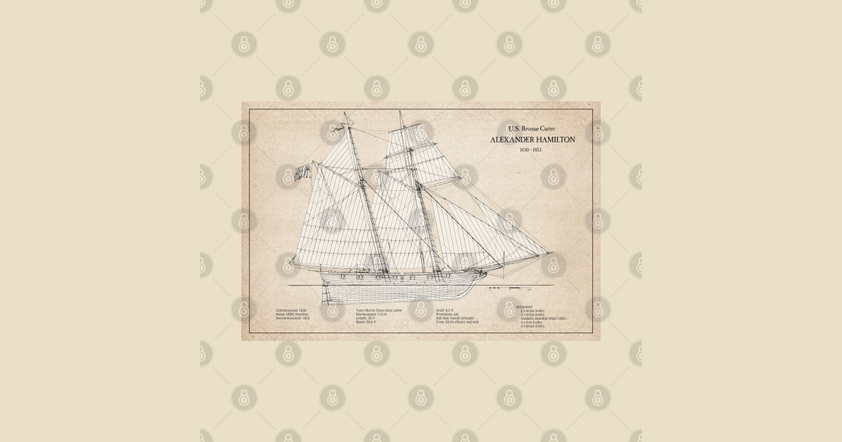 Alexander Hamilton United States Revenue Cutter - SD - Alexander ...