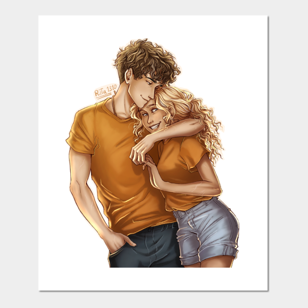 Percy and Annabeth - Percy Jackson - Posters and Art Prints | TeePublic