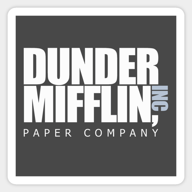 Dunder Mifflin Paper Company - The Office - Sticker | TeePublic