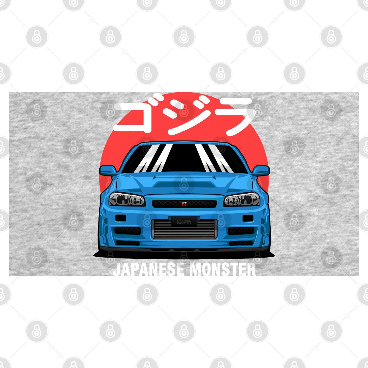 Nissan Skyline R34 "Japanese Monster" - Skyline R34 Gtr - Hoodie ...