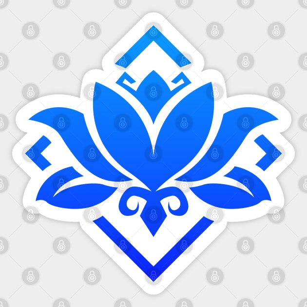 Genshin Impact Nilou Emblem - Genshin Impact - Sticker | TeePublic