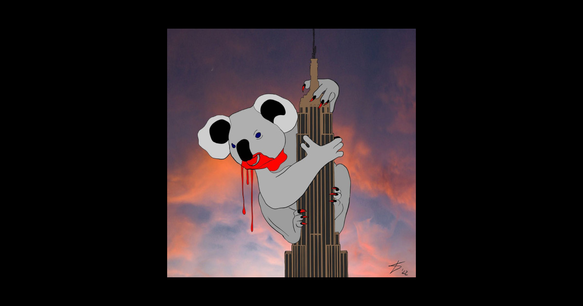 Killer Koala - Koala - Sticker | TeePublic