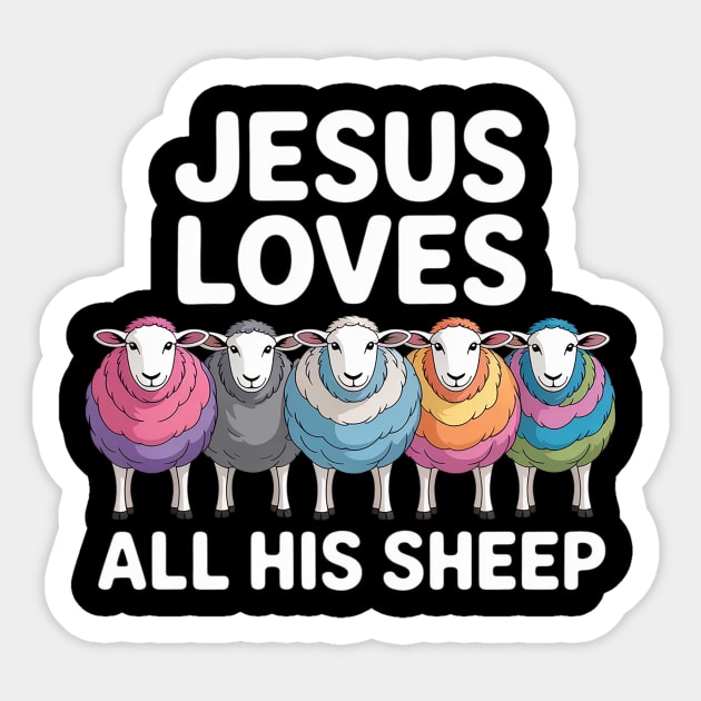 Jesus Loves All His Sheep LGBT Christian Jesus - Jesus Loves All His ...