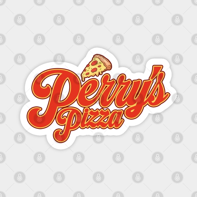 Perry's Pizza Logo - Perrys Pizza - Magnet | TeePublic