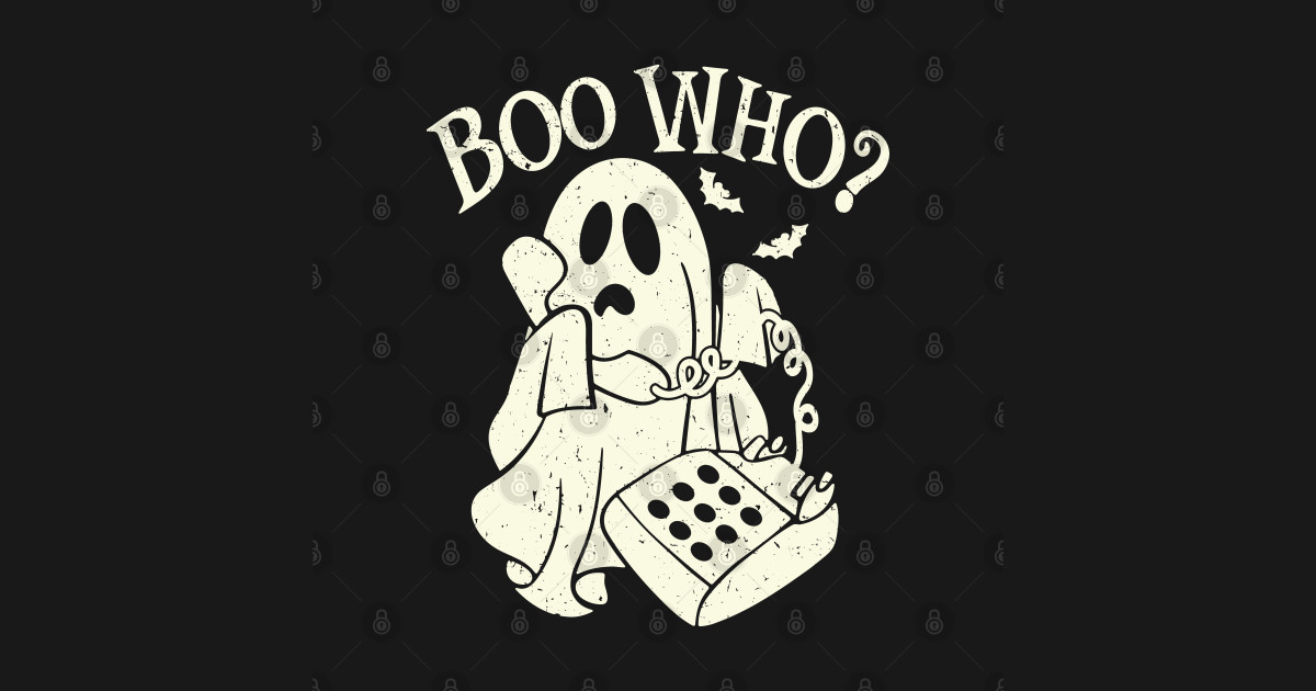 Boo Who - Halloween - T-Shirt | TeePublic