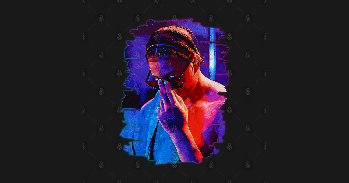 Digga D \ \ Brush Art - Rapper - T-Shirt | TeePublic