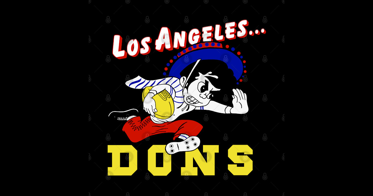 Retro Los Angeles Dons Football 1949 - Los Angeles - Sticker | TeePublic