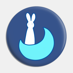 Cute Moon Bunny Pattern Pins and Buttons for Sale | TeePublic