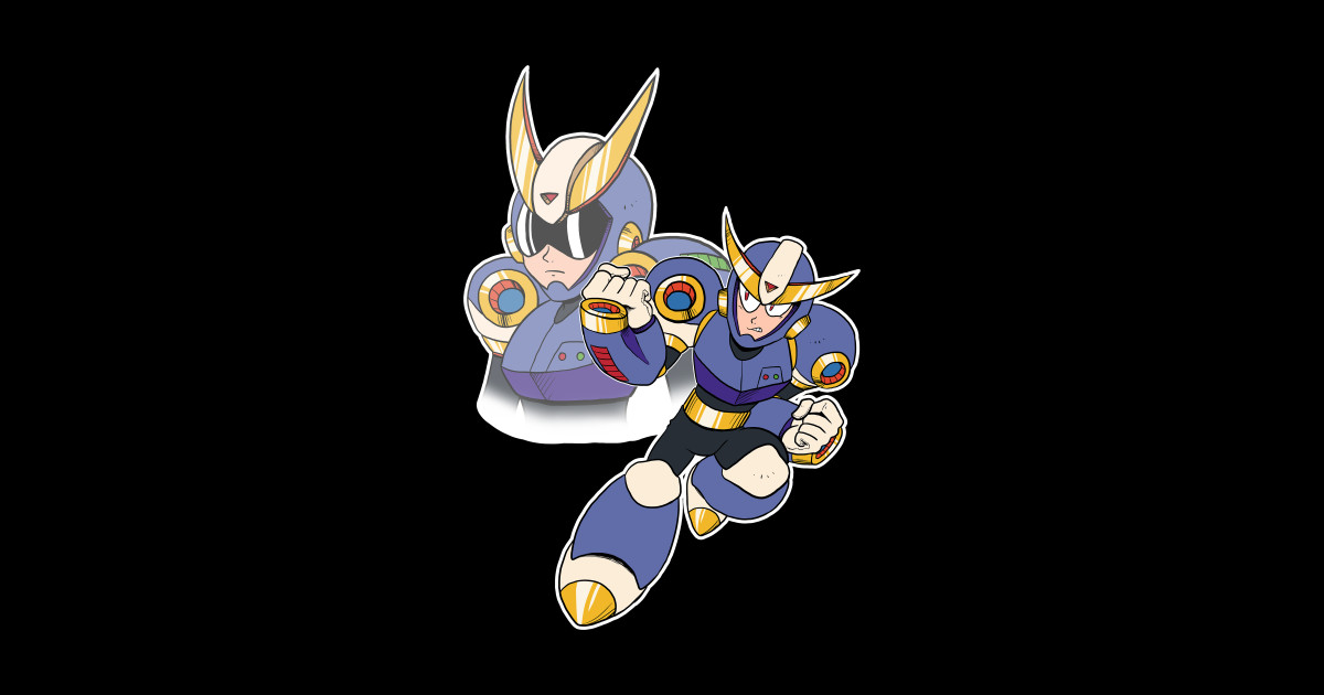 BALLADE - Mega Man - Sticker | TeePublic