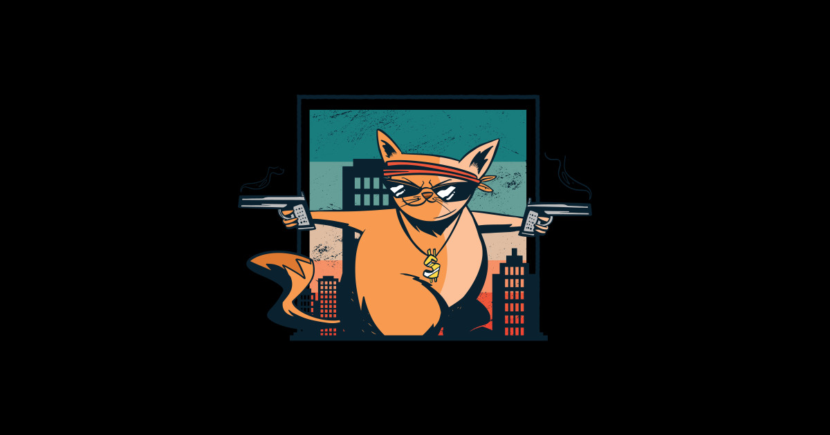 CRIMINAL CAT - Cat - Sticker | TeePublic