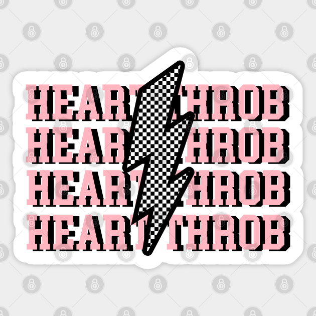 Heart struck - Love - Sticker | TeePublic