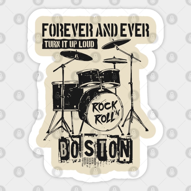 forever boston - Boston - Sticker | TeePublic