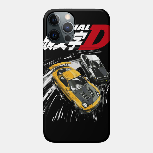 Intial D - tendem mountain drift RX7 vs AE86 - Initial D - Phone Case ...