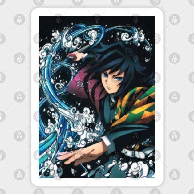 Giyu Tomioka Water Breathing Water Hashira Water Pillar Awaken Mark Kny ...