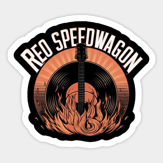 Nostalgic with Reo Speedwagon - Album - Sticker | TeePublic