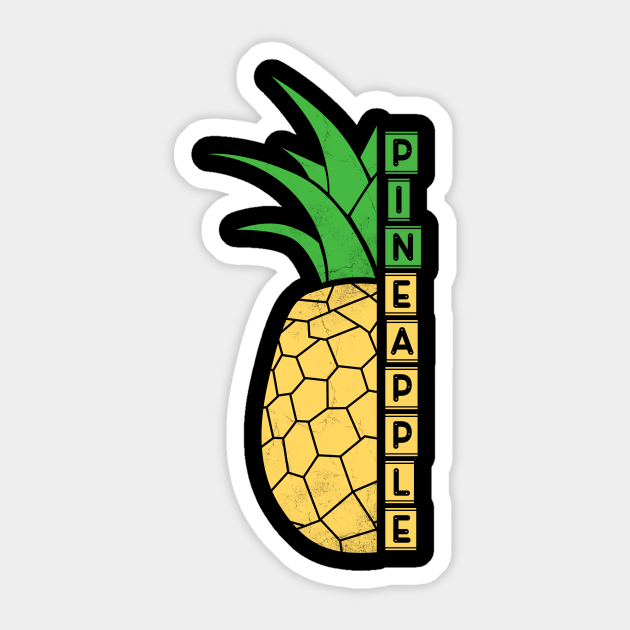 Pineapple Fruit - Pineapple - Sticker | TeePublic