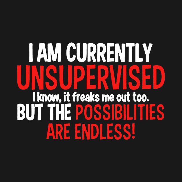 I Am Currently Unsupervised - Unsupervised - T-Shirt | TeePublic I Am Currently Unsupervised - Unsupervised - T-Shirt | TeePublic