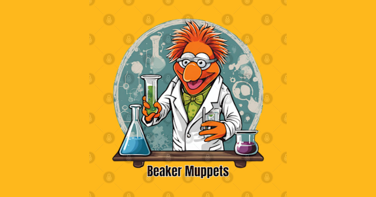 Beaker Muppets Science - Muppet - T-Shirt | TeePublic
