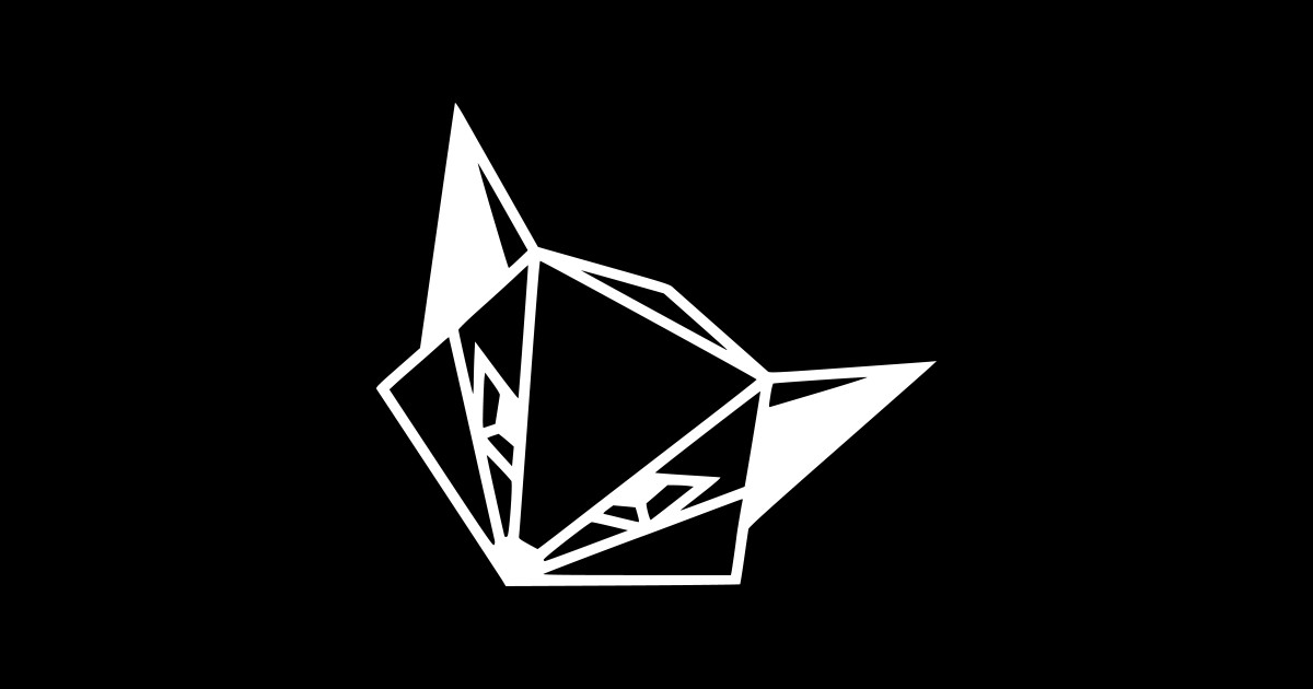 Odd Fox Logo - White - Odd Fox - Sticker | TeePublic