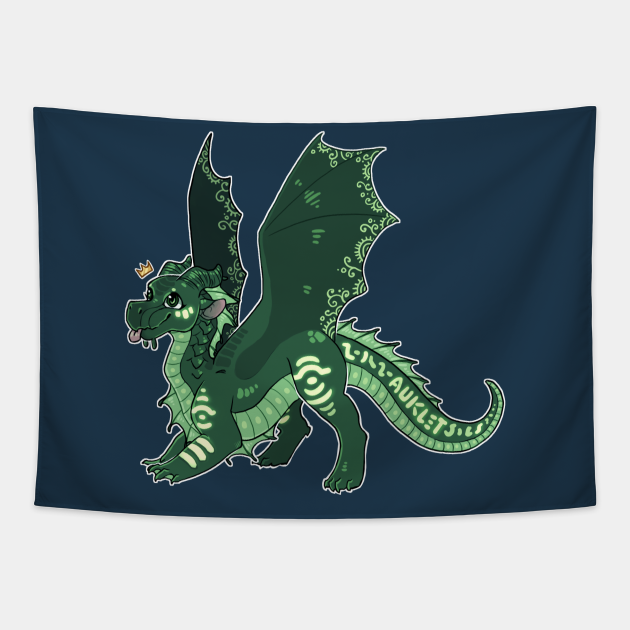 Wings of Fire - Baby Dragonet Auklet - Auklet - Tapestry | TeePublic
