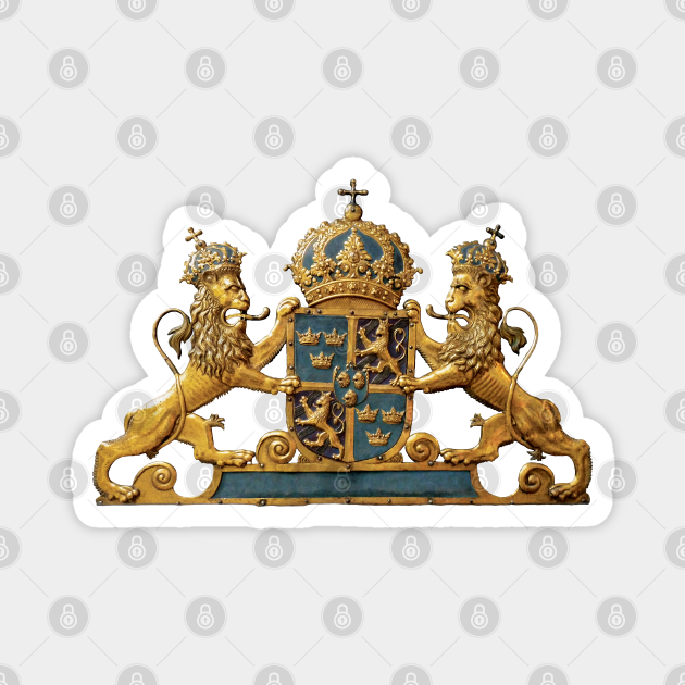 Coat of arms of Sweden - Coat Of Arms - Magnet | TeePublic