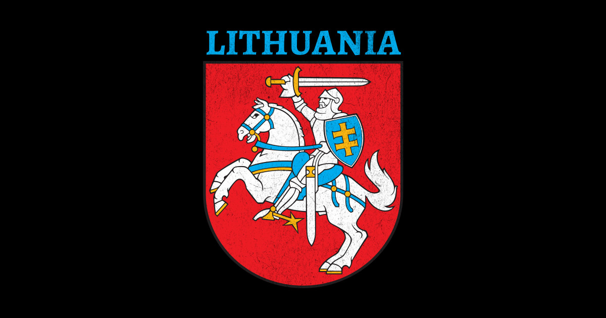 Lithuanian Coat of Arms - Lithuania - Sticker | TeePublic