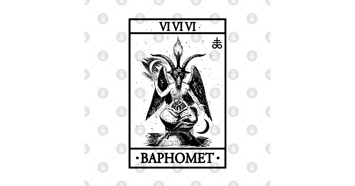 BAPHOMET TAROT CARD - BAPHOMET, SATANISM AND THE OCCULT - Baphomet - T ...