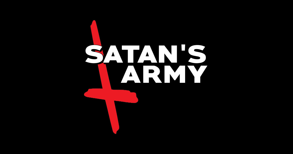 Satan's Army - Satan - Sticker | TeePublic