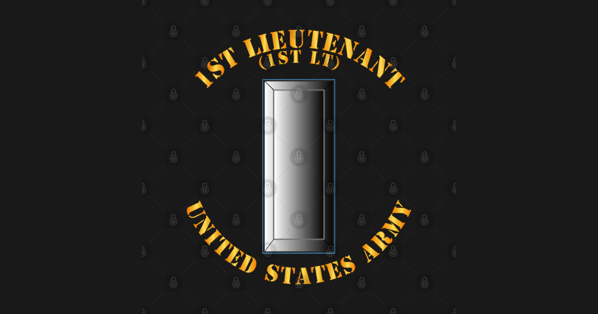 Army - 1st Lientenant Rank - 1LT w Txt - Army 1st Lientenant Rank 1lt ...