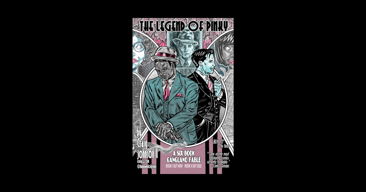 The Legend of Pinky - Independent Comics - Sticker | TeePublic