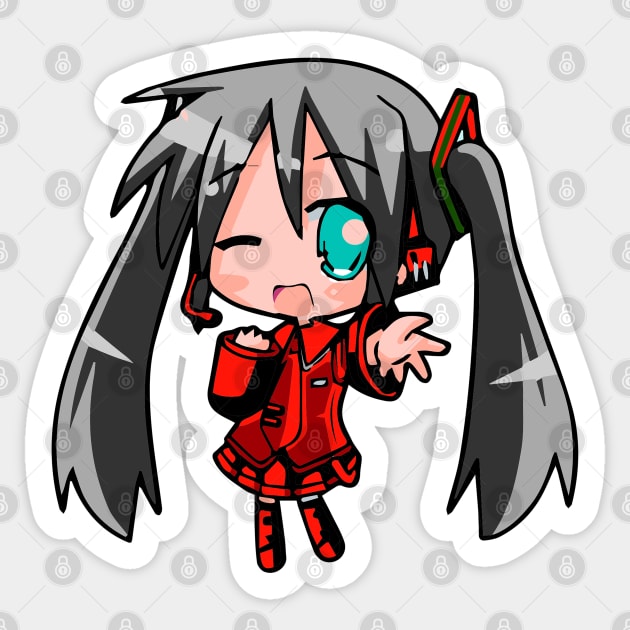 Adorable little girl - Cute - Sticker | TeePublic