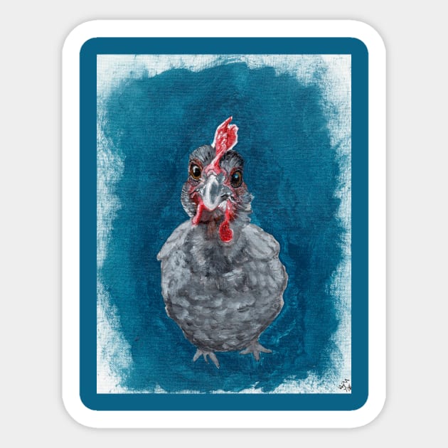 First in Flight - Chicken - Sticker | TeePublic