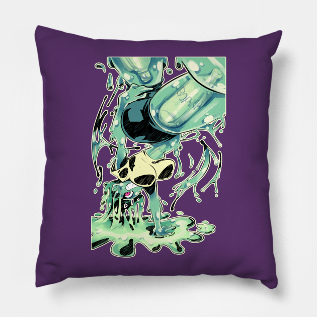 Slime girl - Slime - Pillow | TeePublic