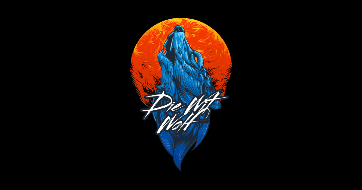 Die Wit Wolf - Wit Wolf - Sticker | TeePublic