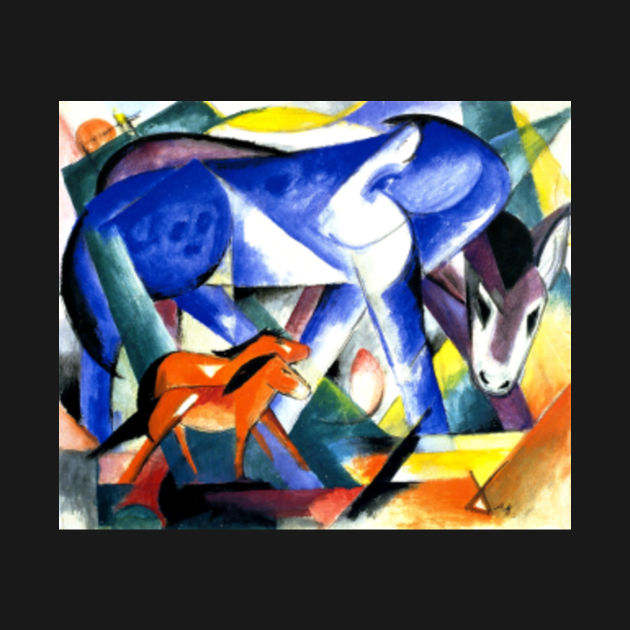 Franz Marc - The First Animals - The First Animals - T-Shirt | TeePublic