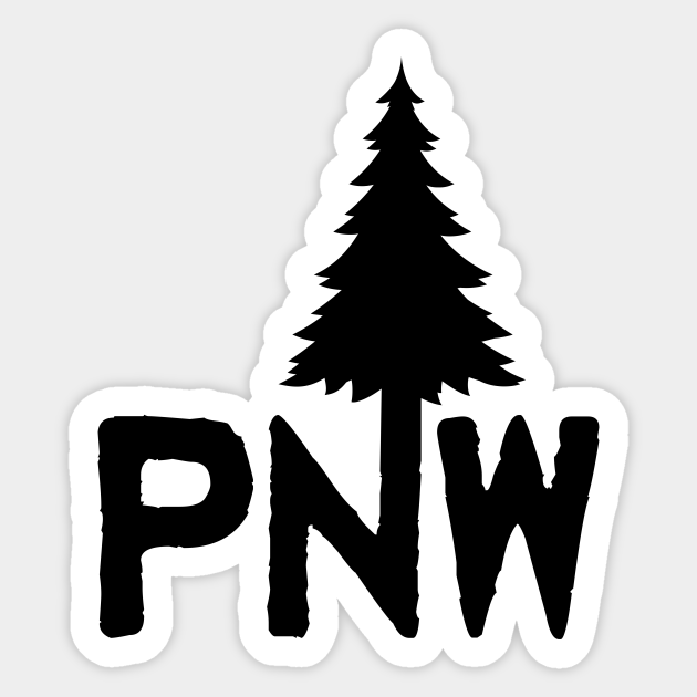 PNW Tree - Pnw - Sticker | TeePublic