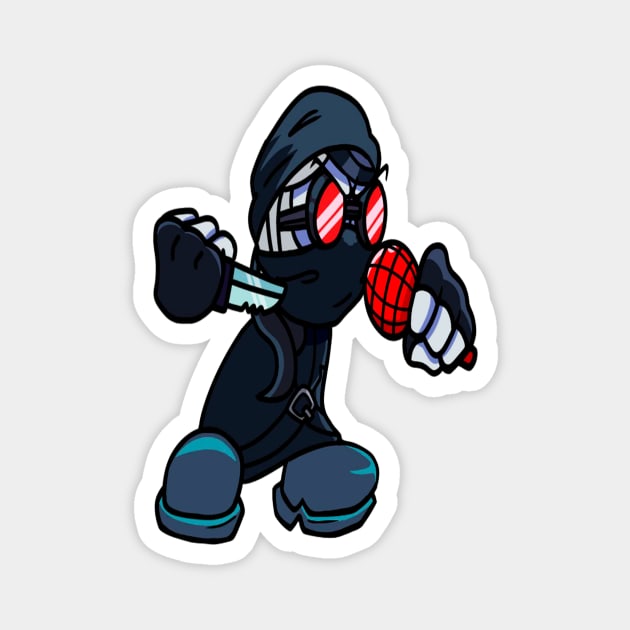 Hank FNF (Friday Night Funkin) - Hank Fnf - Magnet | TeePublic