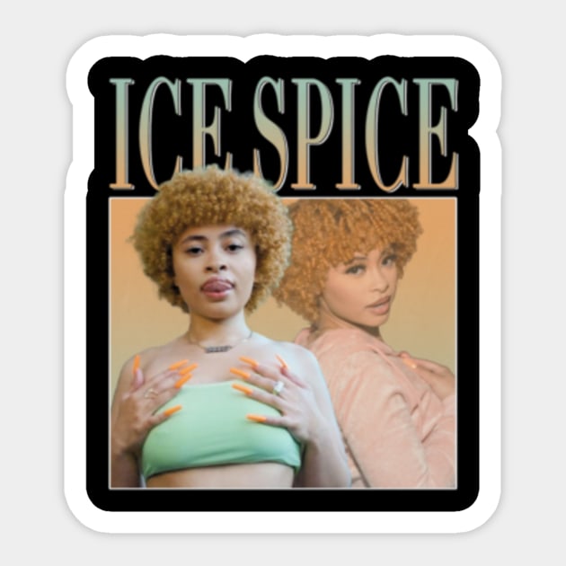 Ice Spice Retro Collage - Ice Spice - Sticker | TeePublic