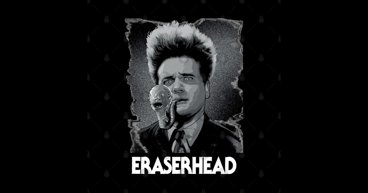 Vintage eraserhead - 1977 Horror Movie - Sticker | TeePublic
