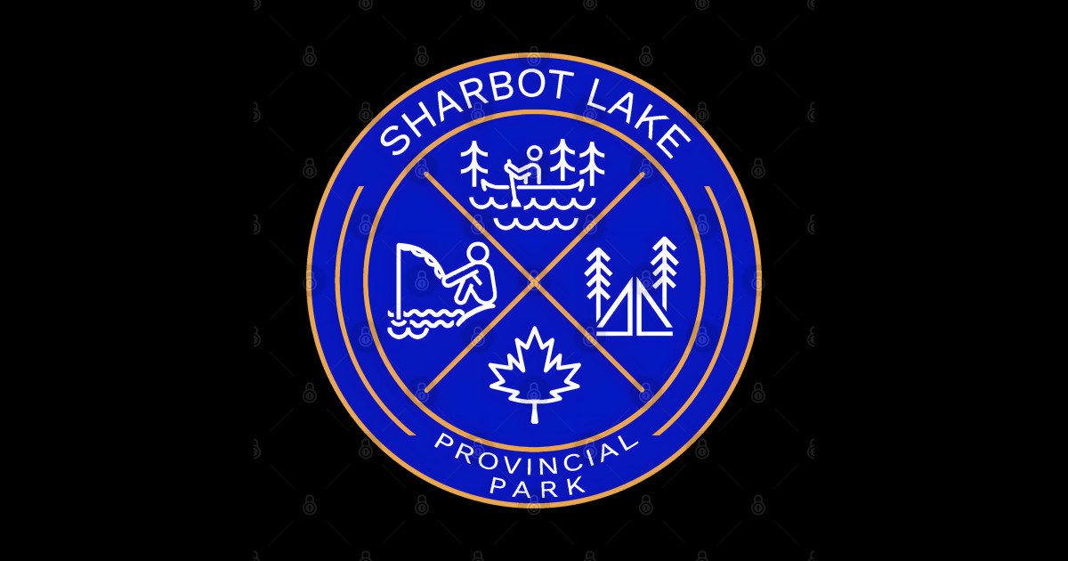 Sharbot Lake Provincial Park Heraldic - Sharbot Lake Park - Sticker ...