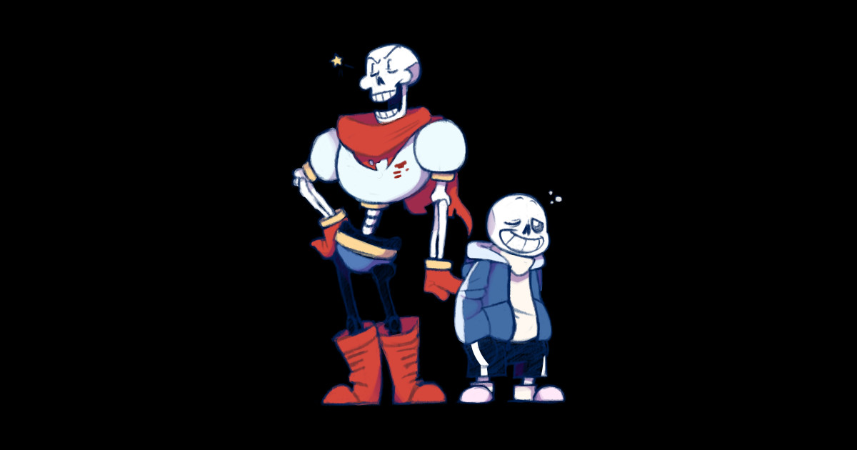 Undertale - San & Papyrus - Undertale - Sticker | TeePublic