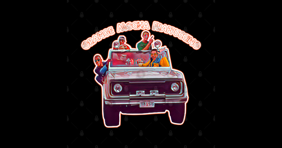 Orange Mocha Frappuccino- Zoolander - Zoolander - Sticker | TeePublic