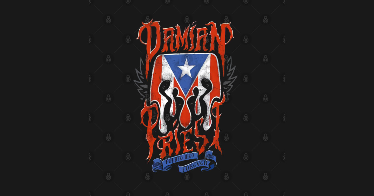 Damian Priest Puerto Rico Forever - Damian Priest - T-Shirt | TeePublic