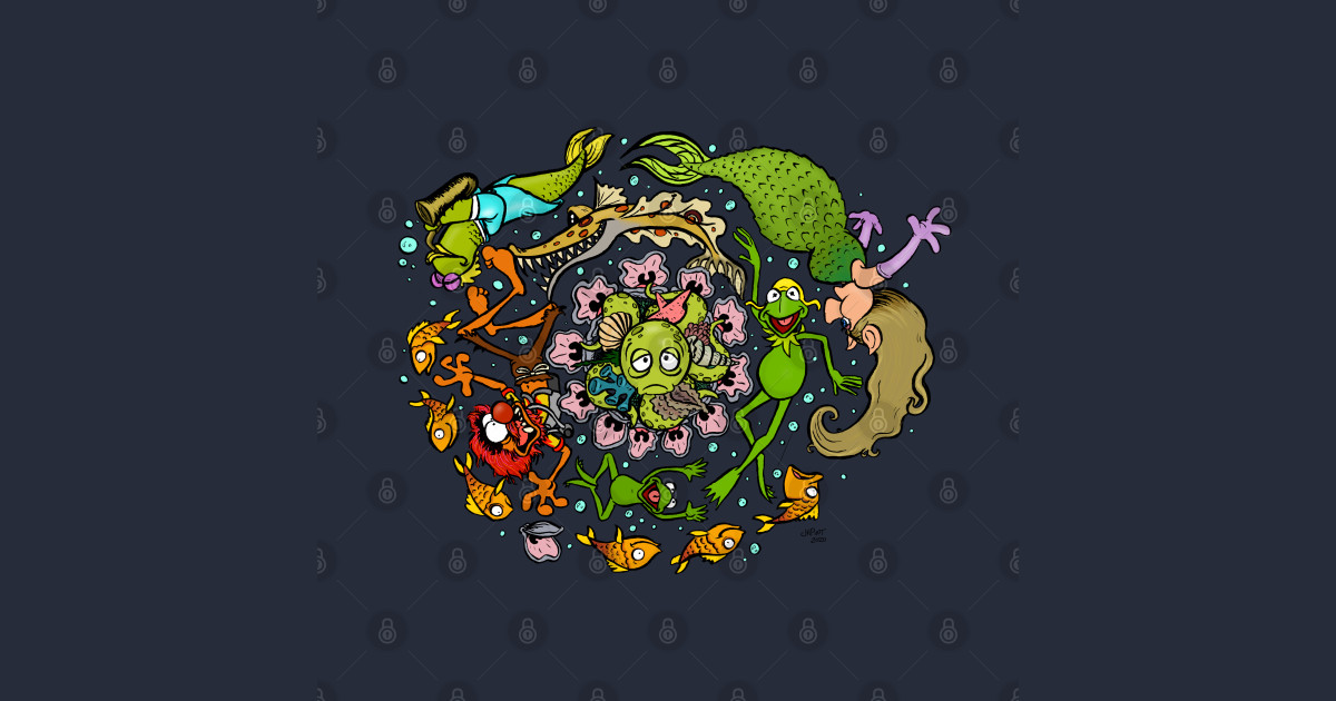 Octopus' Garden with the Muppets - The Muppets - T-Shirt | TeePublic